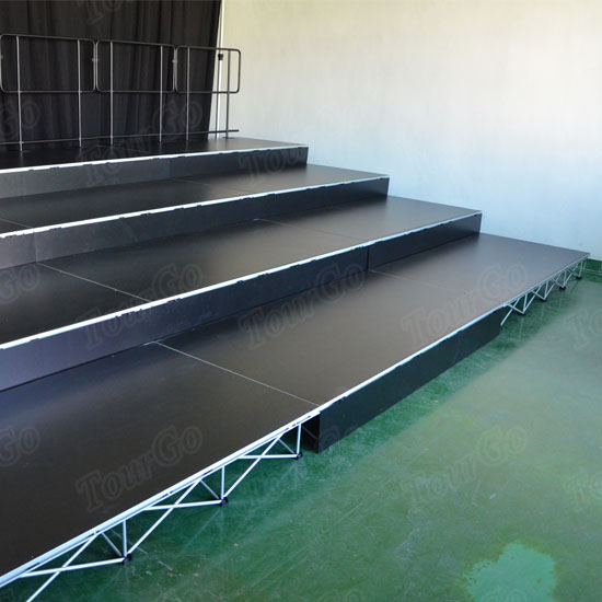 TourGo New Design Portable Stage System with Folding Stage Platform ...