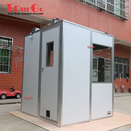 ISO 4043 2016 Norm Simultaneous Interpretation Booth With White Color