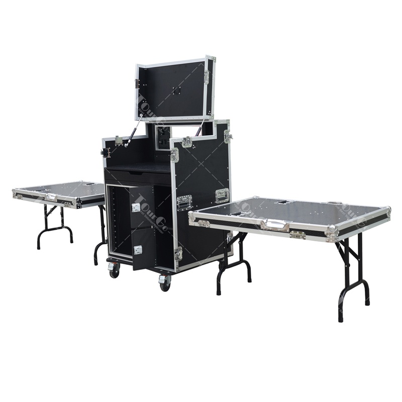 Mobile AV Broadcasting Streaming Recording Studio Workstation Case with ...